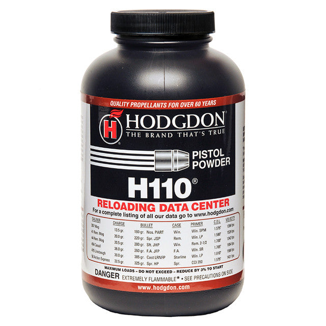 Hodgdon H110 1lb Gun Powder **PICKUP ONLY** – tenpointone