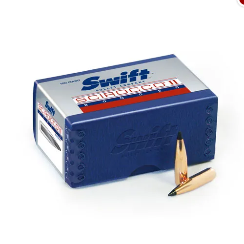 Swift Bullets 6mm (.243) 90 Gr. Scirocco II Bonded Boat Tail Spitzer ...