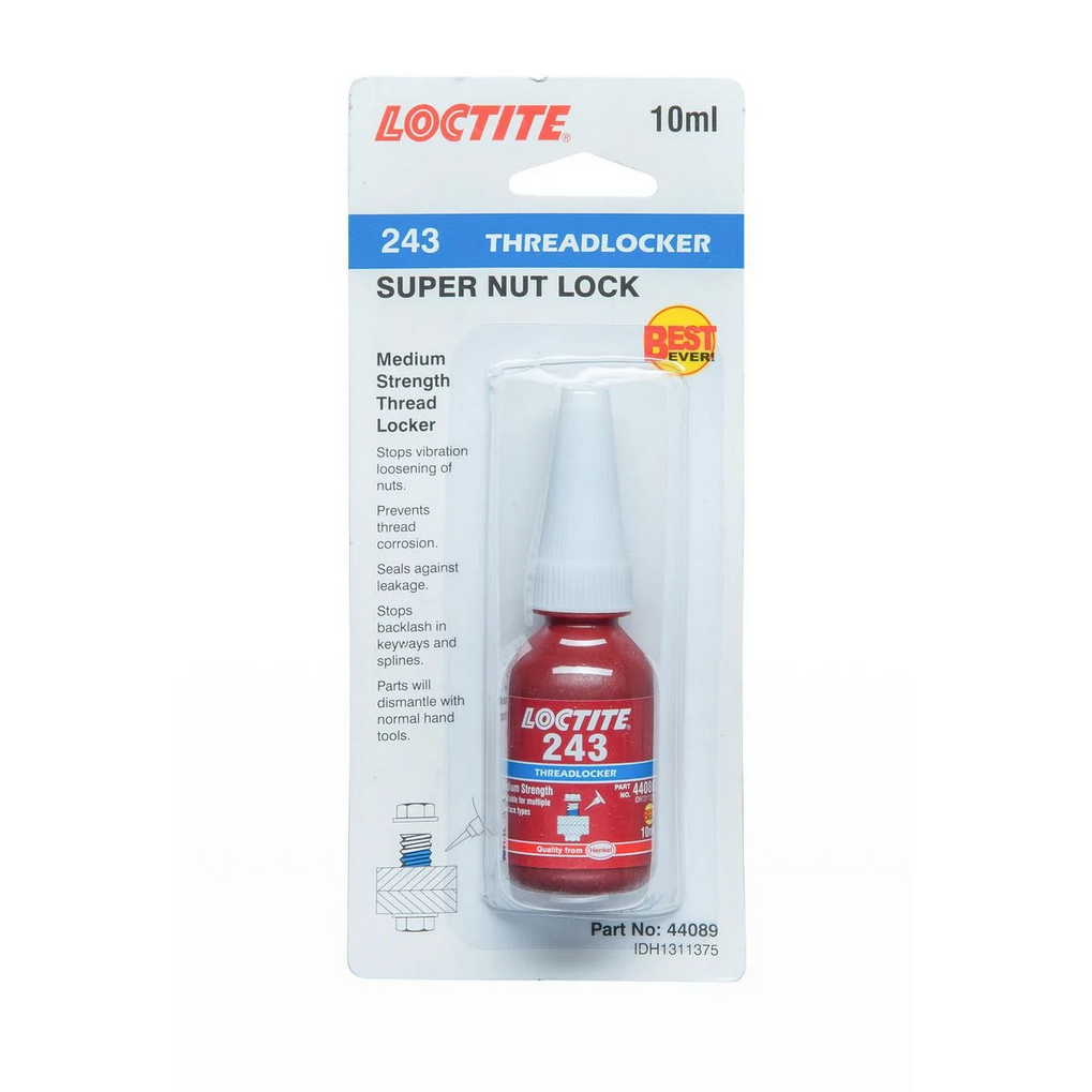 LOCTITE® 243 Blue Medium Strength Threadlocker – tenpointone